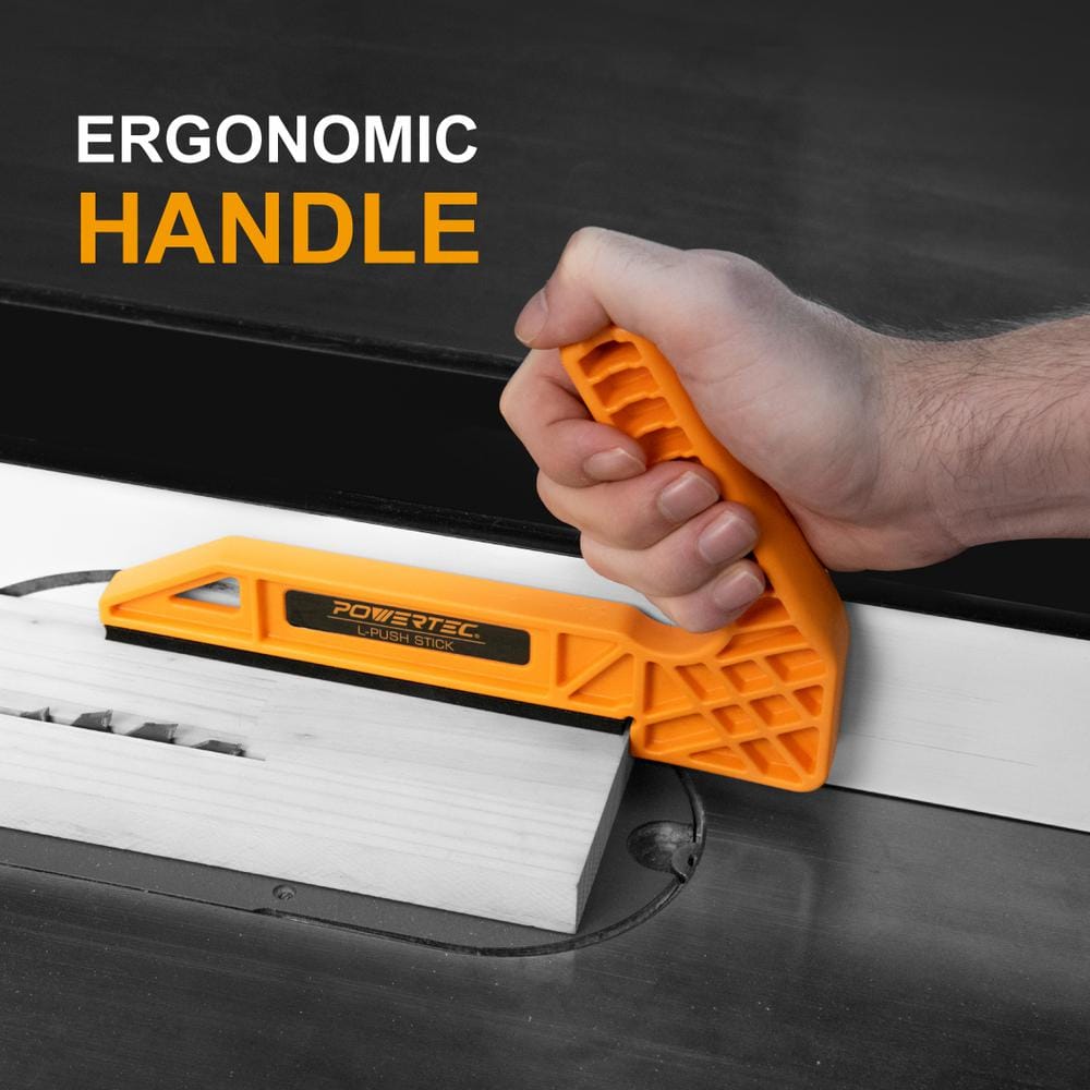 Buy Plastic L Push Stick Deluxe L-Shaped Woodworking Push Tools (2-Pack ...