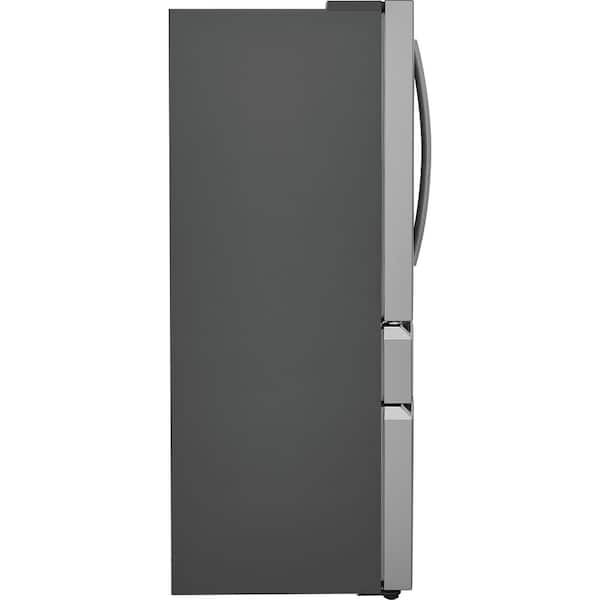 Stainless Steel Fridge Side View