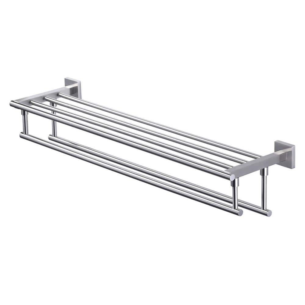 ARCORA 32 in. Stainless Steels Single Towel Holders Wall Mounted Towel ...