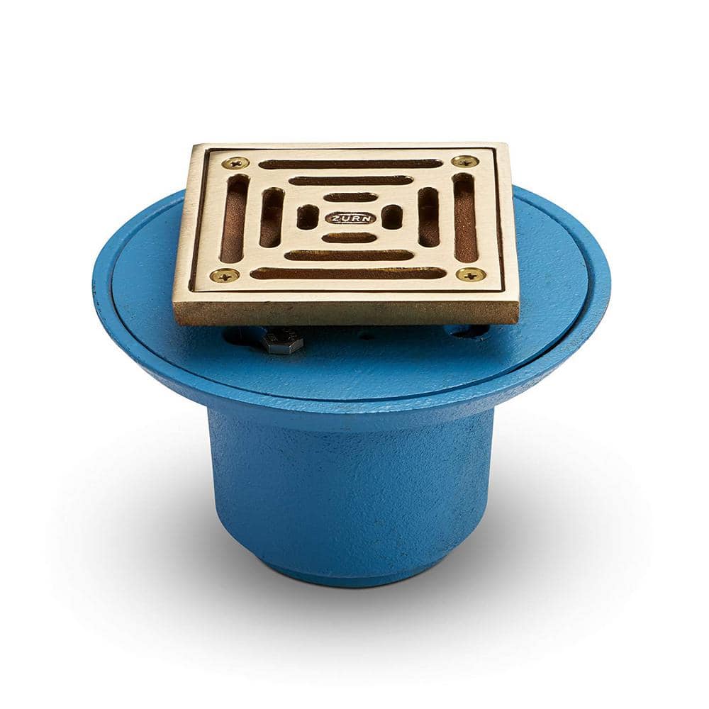 Zurn 2 in. Shower Drain, Polished Brass FD2254-IP2-BS4 - The Home Depot