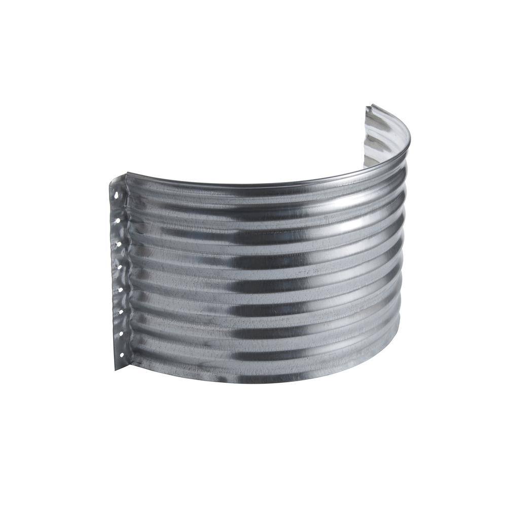 SHAPE PRODUCTS 37 in. W x 16 in. D x 24 in. H Steel Round Area Window ...