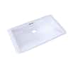 TOTO 21 in. Rectangular Undermount Bathroom Sink with CeFiONtect in ...