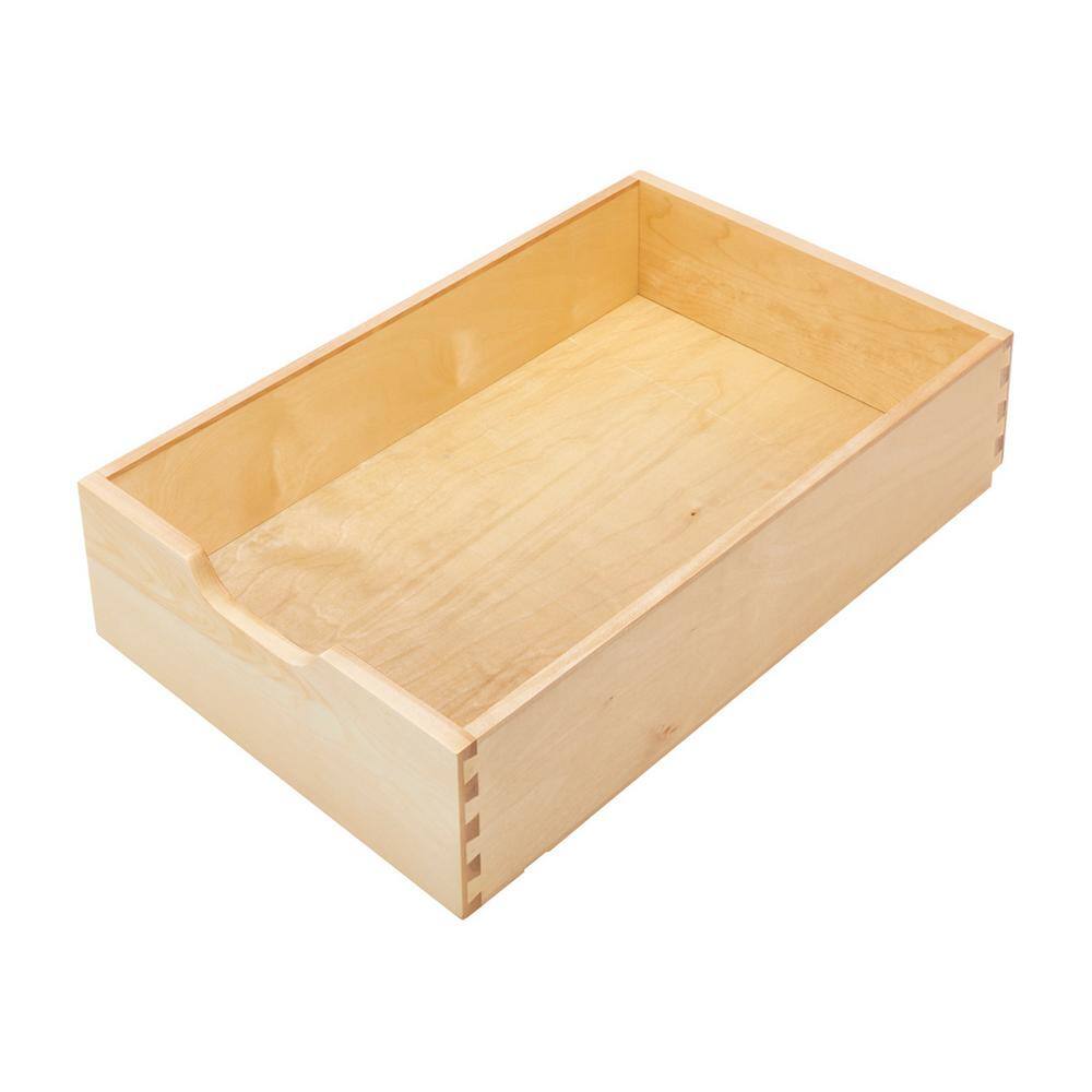 Rev-A-Shelf 14 in. Wood Cabinet Pull Out Drawer with Soft Close 4WDB ...