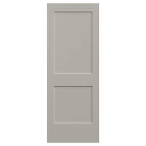 JELD-WEN 36 in. x 96 in. Monroe Primed Smooth Solid Core Molded ...