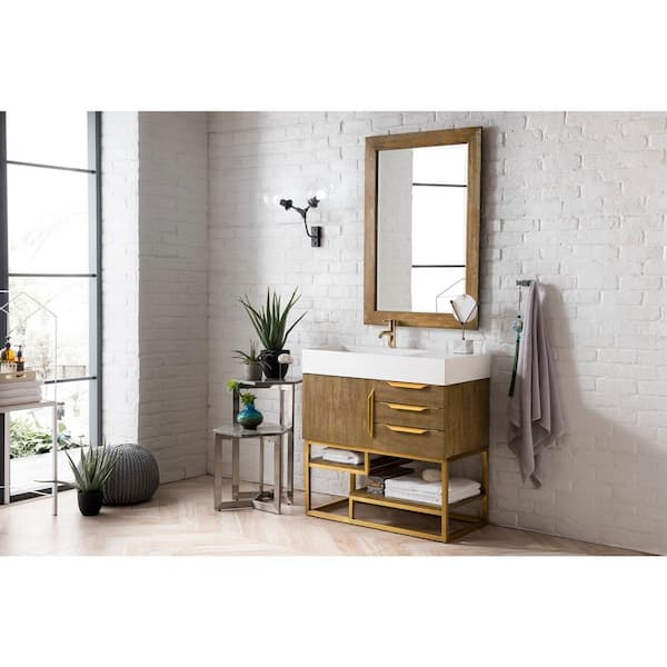 James Martin Vanities Columbia 35.5 in. W x 19 in. D x 36 in. H Single ...