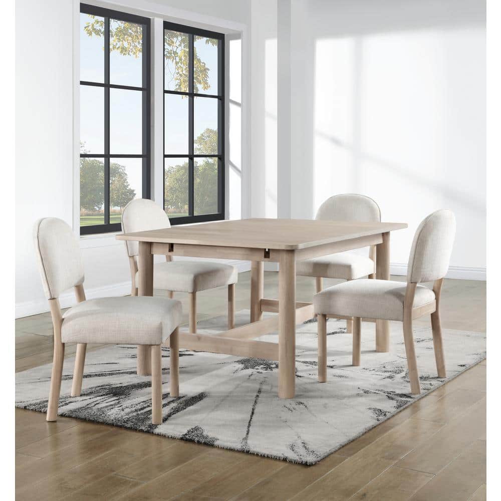 Steve Silver Gabby 5-Piece Light Brown Wood Dining Set (Seats-4) GAB500 ...