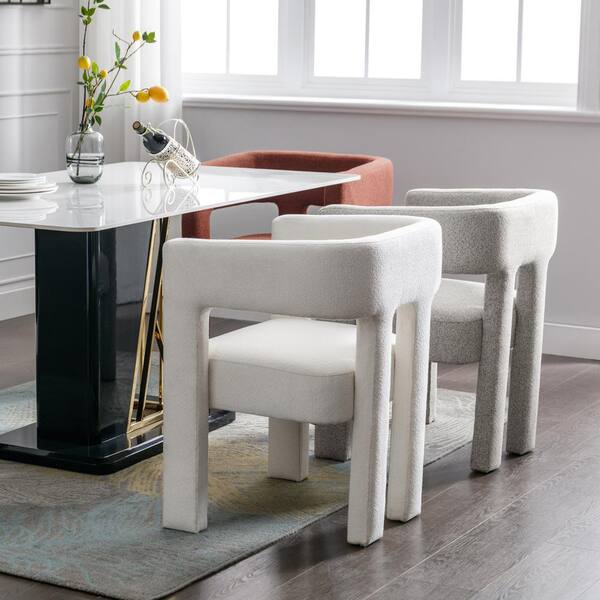 White low back dining chairs store