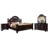 William's Home Furnishing Syracuse Dark Walnut 4-Piece Queen Bed ...
