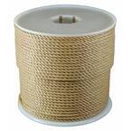 T.W. Evans Cordage 1/4 in. x 600 ft. Black Twisted Polyrpo Rope 191