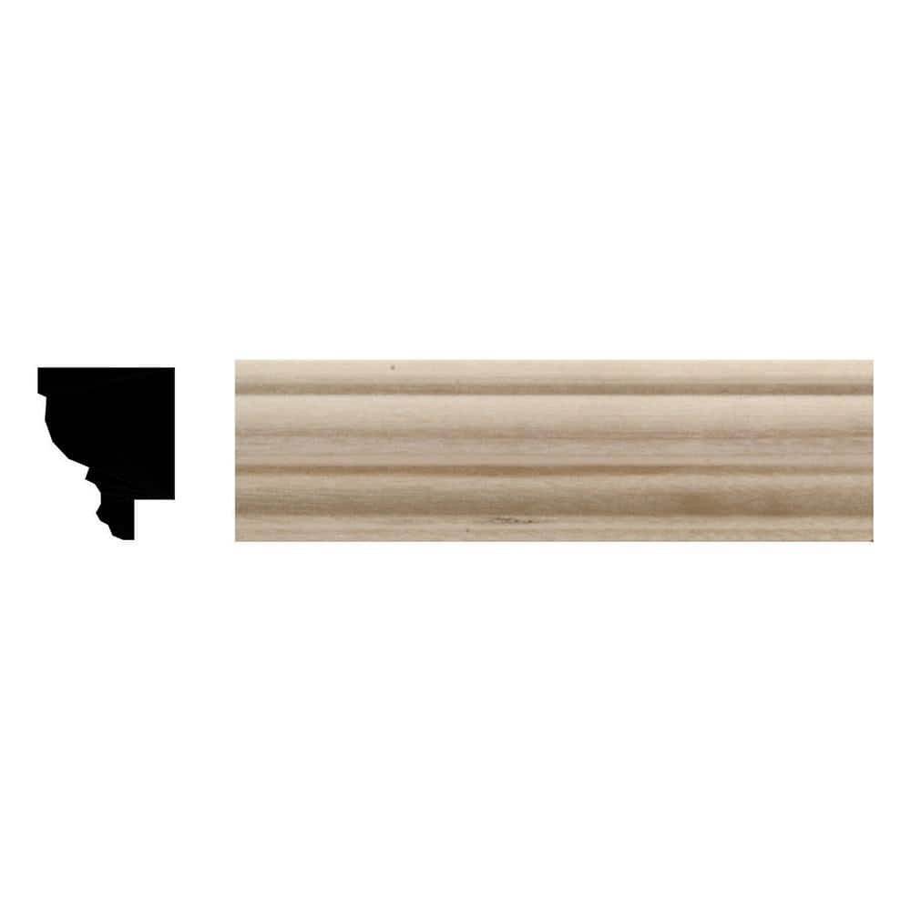 Ornamental Mouldings 10039-4WHW 0.843 in. D x 1.06 in. W x 47.5 in. L ...