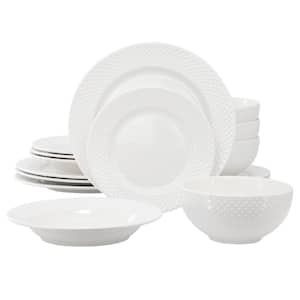 Corelle Winter Frost White 16-Piece Dinnerware Set (Service for 4) in ...