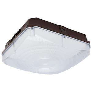 Lithonia Lighting CNY White Outdoor Integrated LED Canopy Light w ...