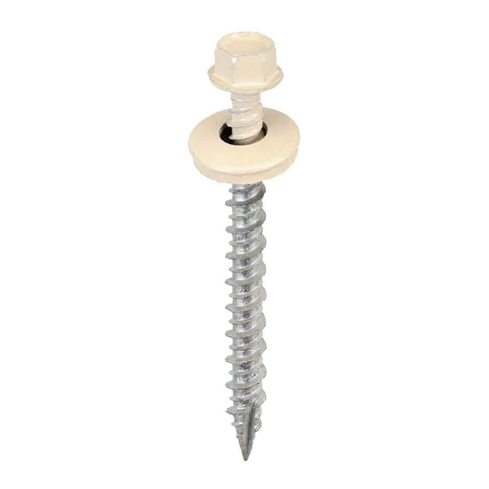 Acorn Hardware #9 x 2 in. 1/4 in. Hex Head Metal to Wood Screw Light ...