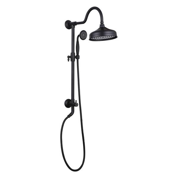 matrix decor 1-Handle Shower Set in Matte Black (Main Body Not Included ...