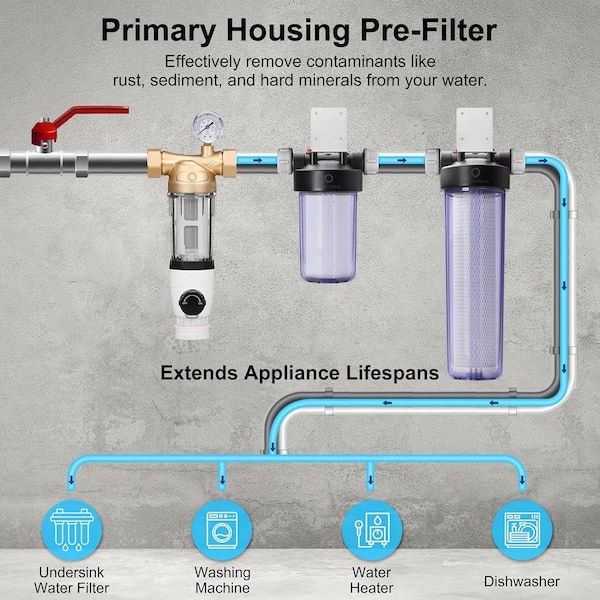 Whole House Sediment Removal System Spin Down Whole House Sediment