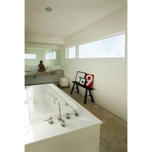 Aquatic Montrose I 60 in. Acrylic Reversible Drain Rectangular Drop-In ...