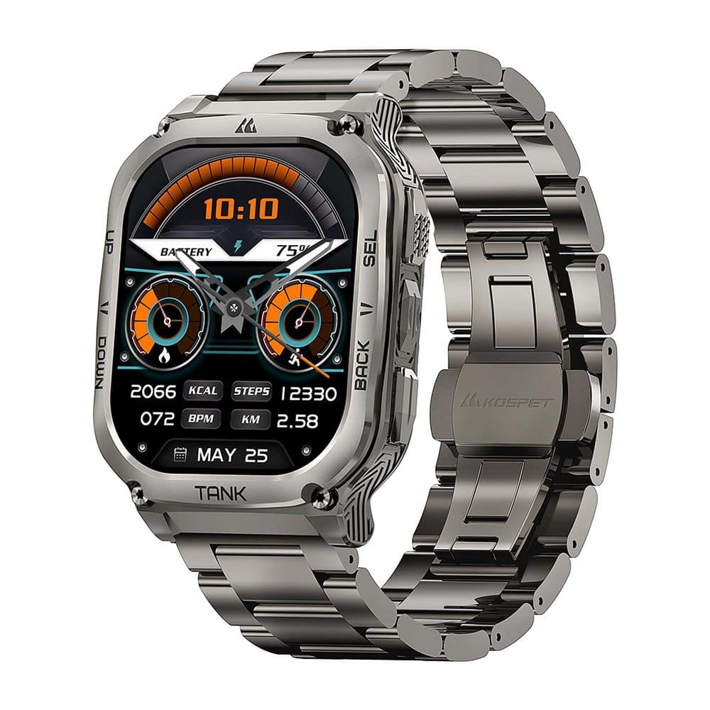 TANK M3 Special Edition AMOLED Smartwatch 1.69 x 0.5 in. Silver P-MS003 ...