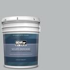 BEHR ULTRA 5 gal. #PPU18-05 French Silver Extra Durable Satin Enamel ...