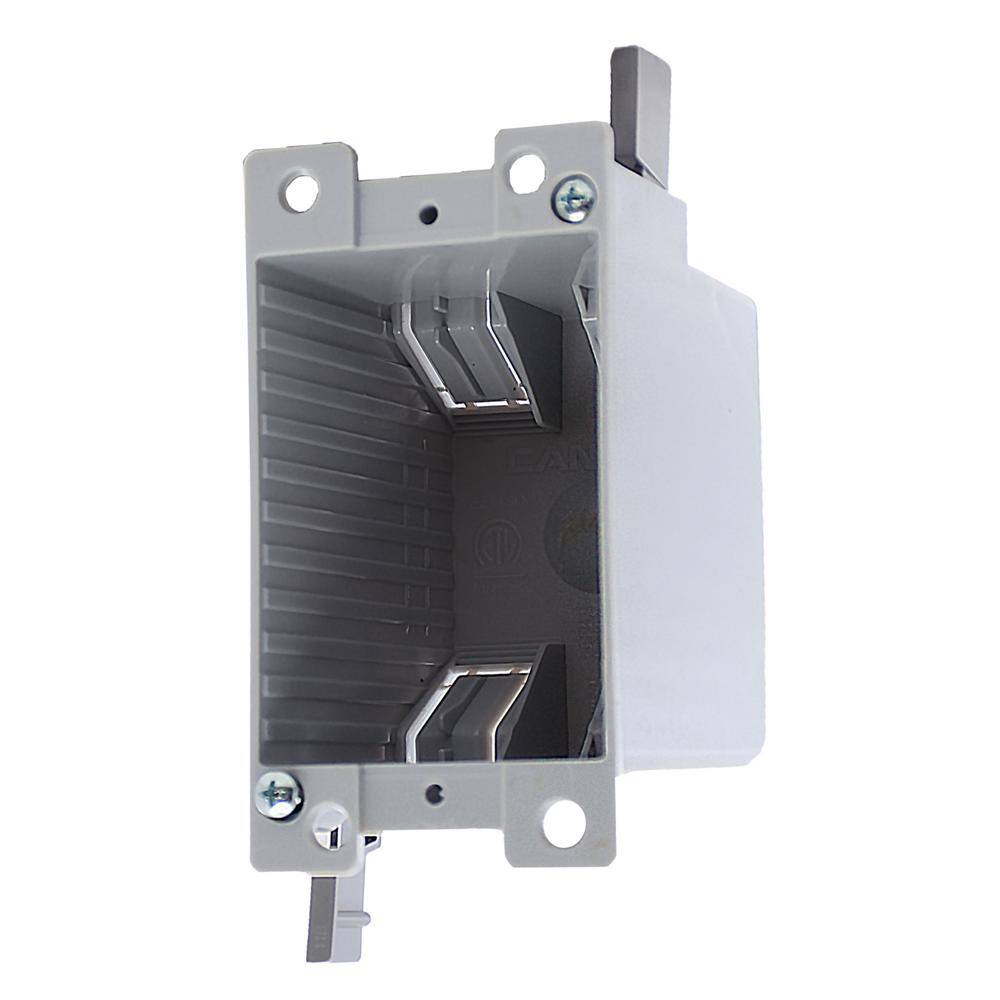 Reviews for Cantex Old Work 1-Gang 14 cu. in. Electrical Outlet Box and ...