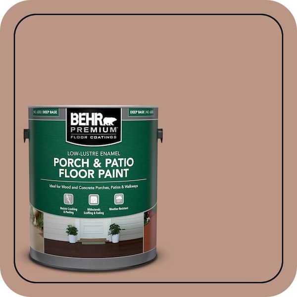 BEHR PREMIUM 1 gal. #S190-4 Spiced Brandy Low-Lustre Enamel Interior ...
