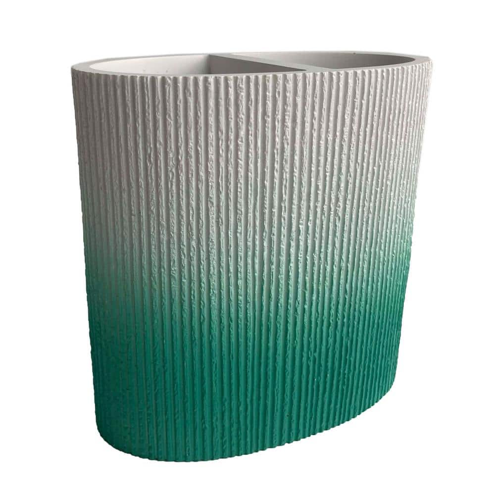 Sweet Home Collection Urbana Green Toothbrush Holder (1-Piece) Bathroom ...