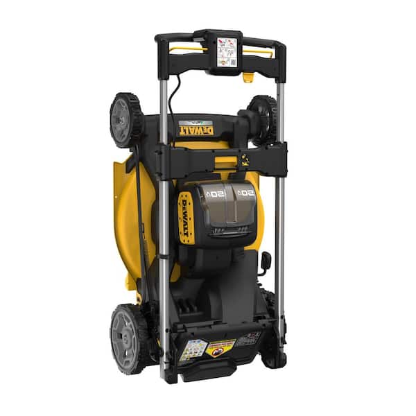 DEWALT 2x20V MAX 21 in. Cordless Battery Powered Push Lawn Mower Kit ...
