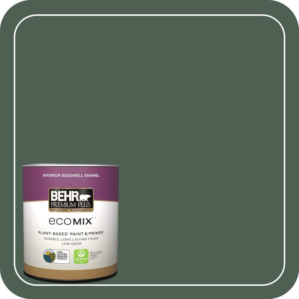 BEHR PREMIUM PLUS 1 qt. #PPU11-20 Congo Eggshell Enamel EcoMix Plant ...