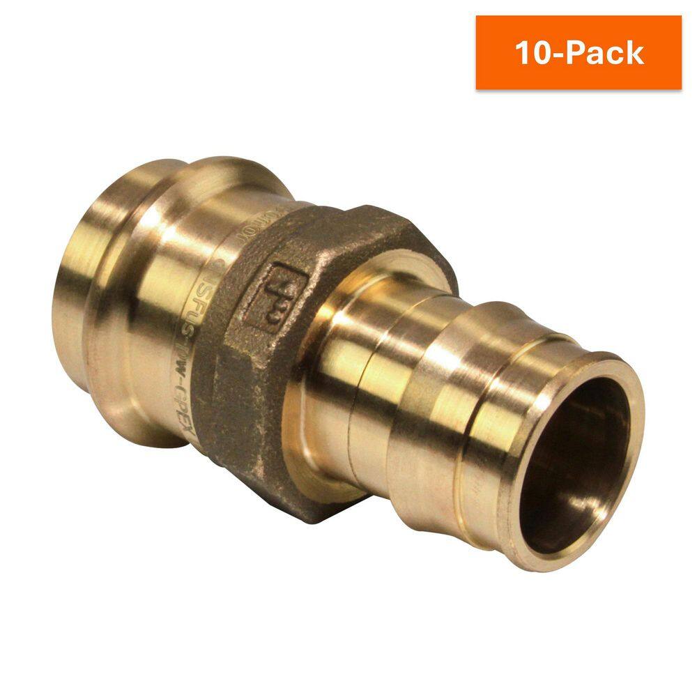 Uponor ProPEX 1 in. PEX-A Expansion Barb x 1 in. Lead-Free Brass Copper ...