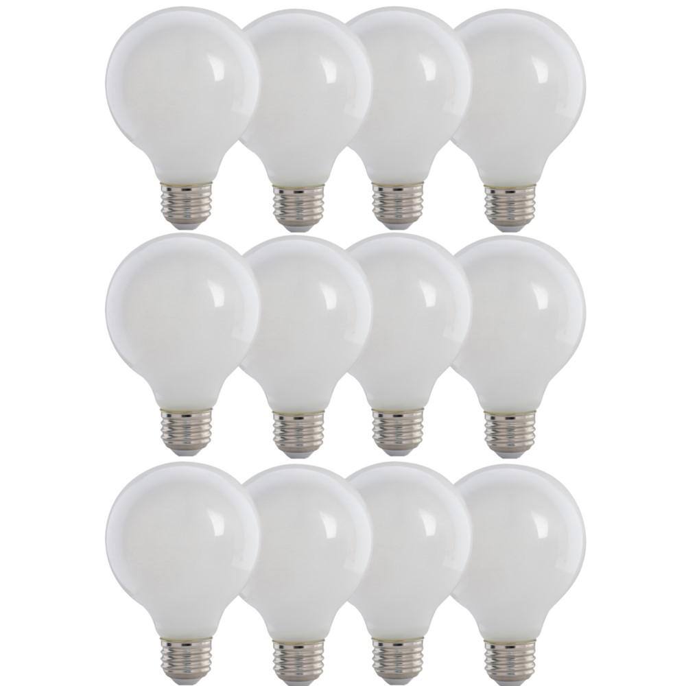 Feit Electric 40-Watt Equivalent G25 Globe Dimmable Filament White CEC ...