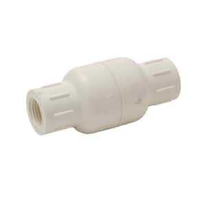 Everbilt 1/2 in. PVC FPT Spring Check Valve 101-103HC - The Home Depot