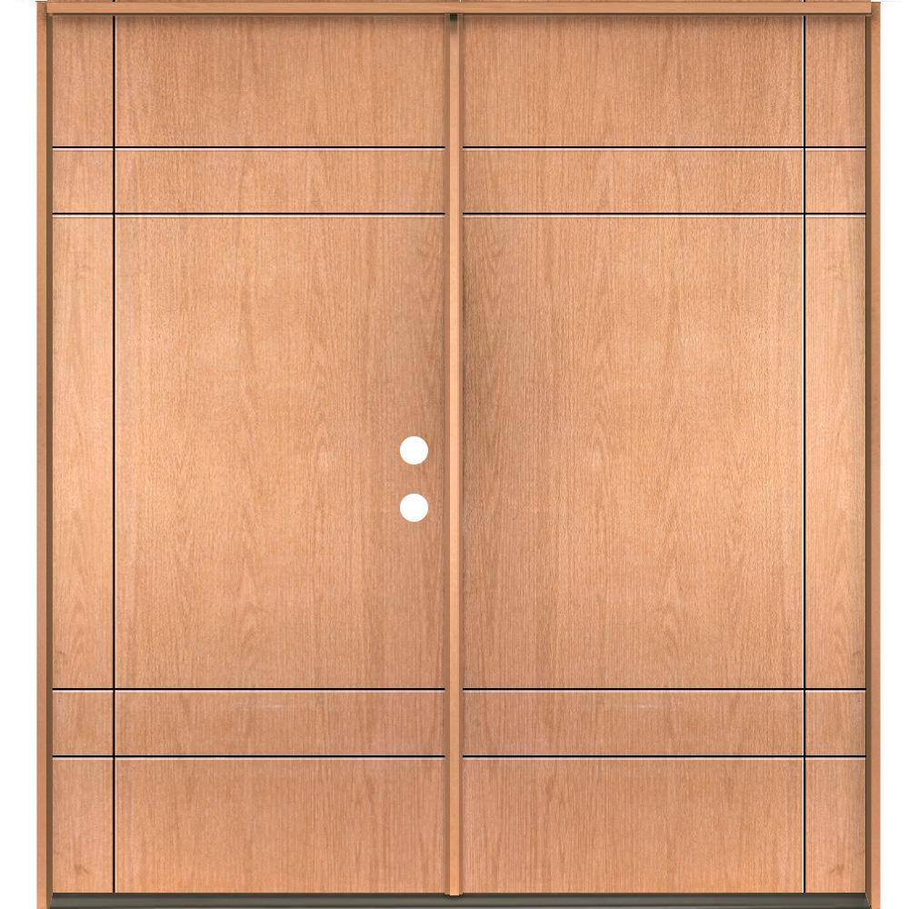Krosswood Doors SUMMIT Modern 72 in. x 79 in. Left-Active/Inswing 10 ...