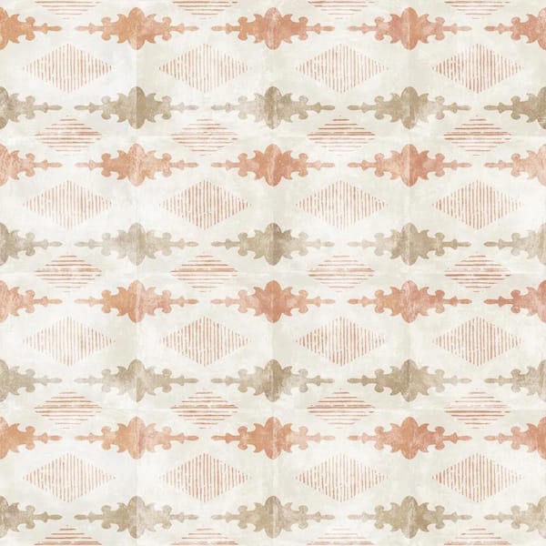 Ivy Hill Tile Paula Purroy Catalan Aztec Terracotta 5.11 in. x 5.11 in ...
