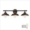 Westinghouse Iron Hill 29 in. 3-Light Oil Rubbed Bronze with Highlights ...