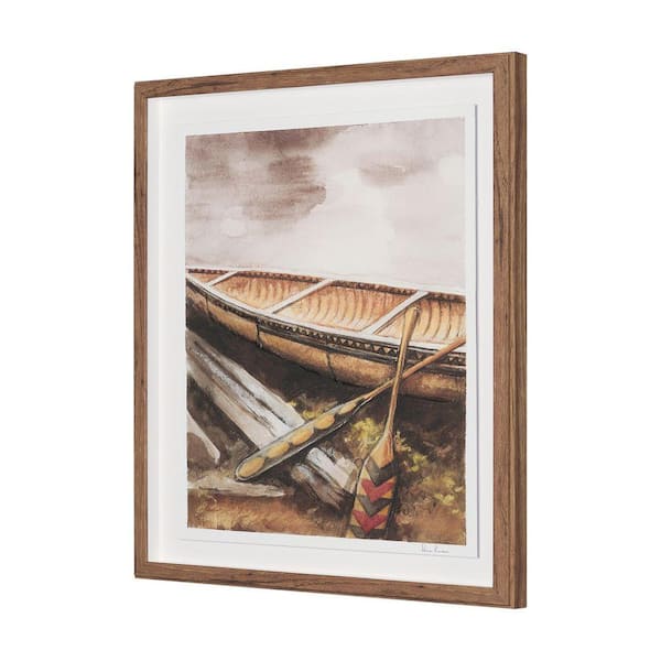Mercana At the Cabin Closed Framed Painting I one piece Art Print 25.5 ...
