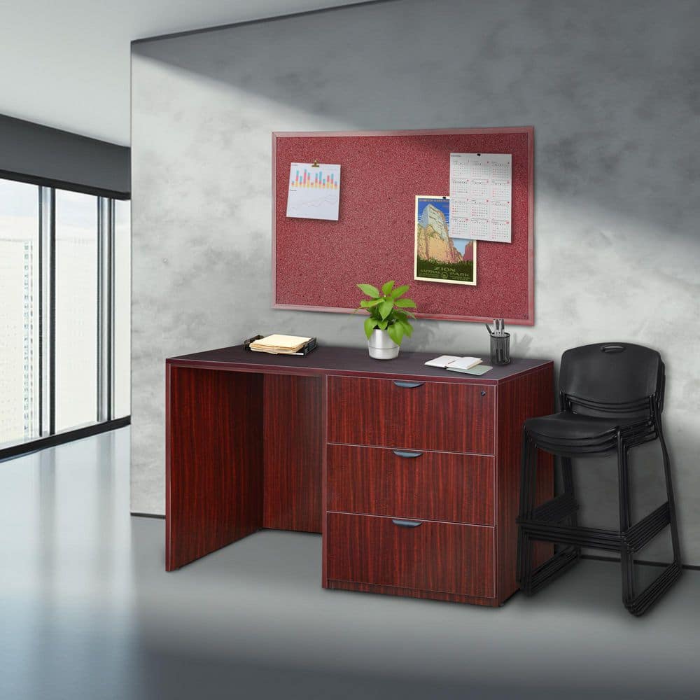 Regency Legacy 72 in. Mahogany Stand Up Side to Side Lateral File/ Desk ...
