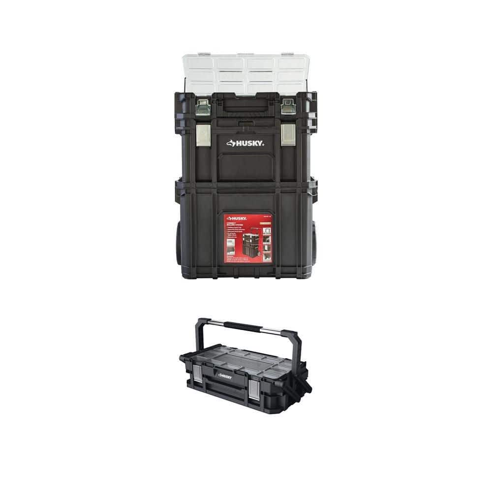 Husky 22 in. Connect Rolling System Tool Box and Connect Stackable ...