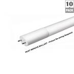 HALCO LIGHTING TECHNOLOGIES 12-Watt 4 ft. Linear T8 LED Type AB Hybrid ...