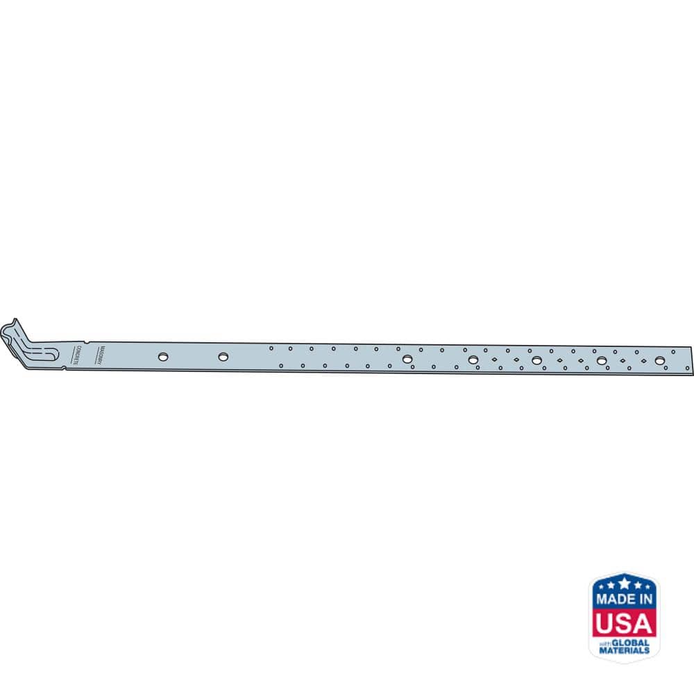 Simpson Strong-Tie PA 70 in. 12-Gauge Galvanized Purlin Anchor PA68 ...