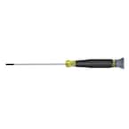 Klein Tools 1/8 in. Keystone-Tip Pocket Clip Flat Head Screwdriver with 2 in. Round Shank A131-2