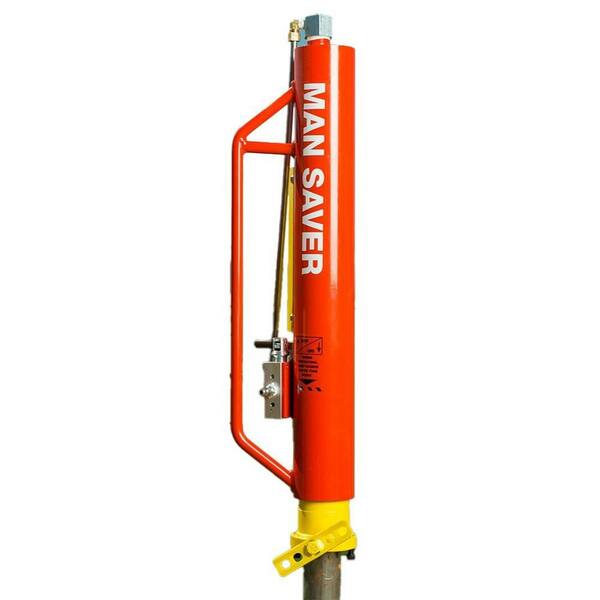 Man Saver Orange Steel Air Powered Fence Post Driver, 2 in. Max OD ...