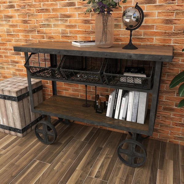 Entryway table industrial store