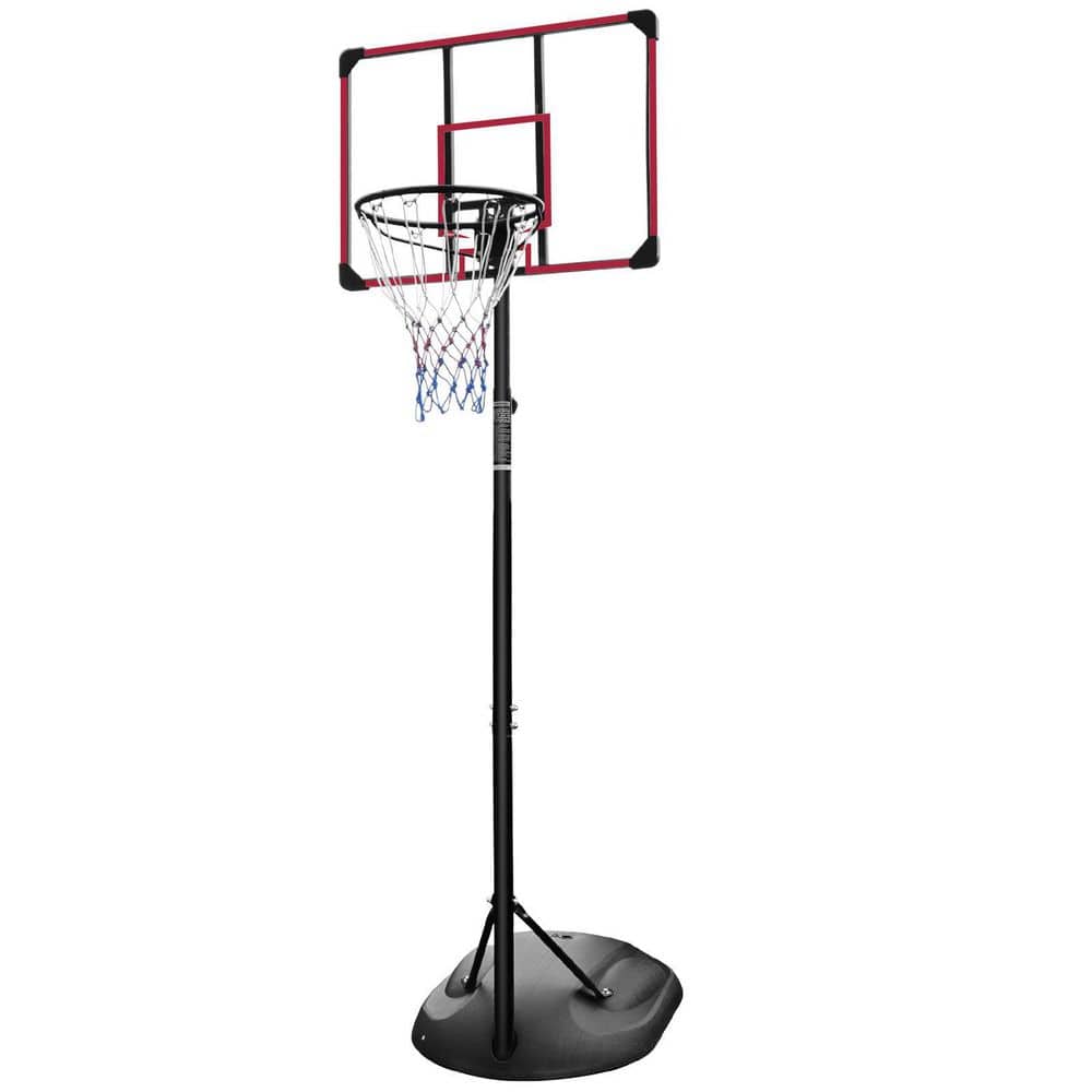 Afoxsos 7.5 ft. to 9.2 ft. H Youth System Hoop Adjustment Portable ...
