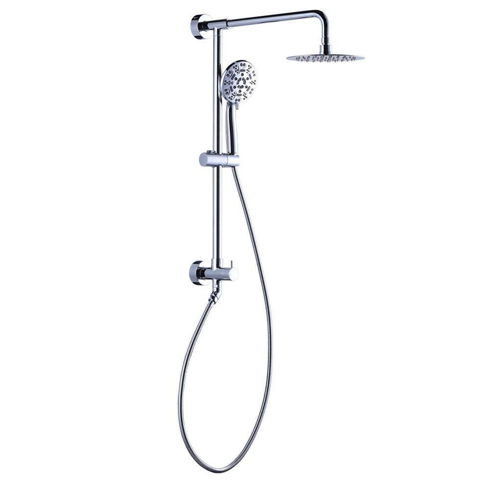 Reviews for AVITAS Wall Mount Rainfall Shower Head and 7-Spray Handheld ...