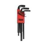 Klein Tools Metric Metal Folding Hex-Key Set (5-Piece) 70580