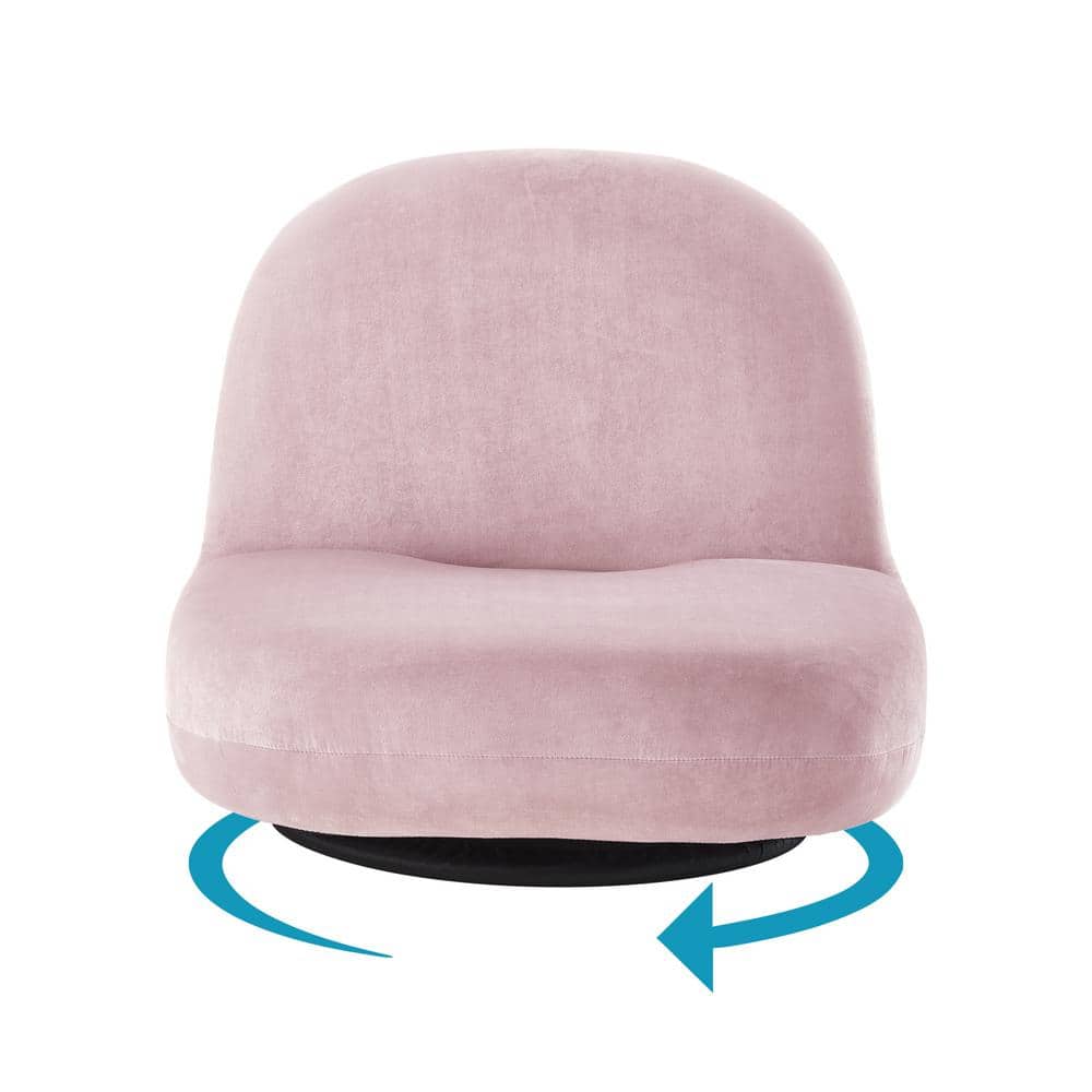 Loungie Geovanny Pink Chair 5 Adjustable Positions Plush FC466-20PK-HD ...