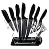 NutriChef 17-Piece Stainless Steel Precision Kitchen Knife Set with ...