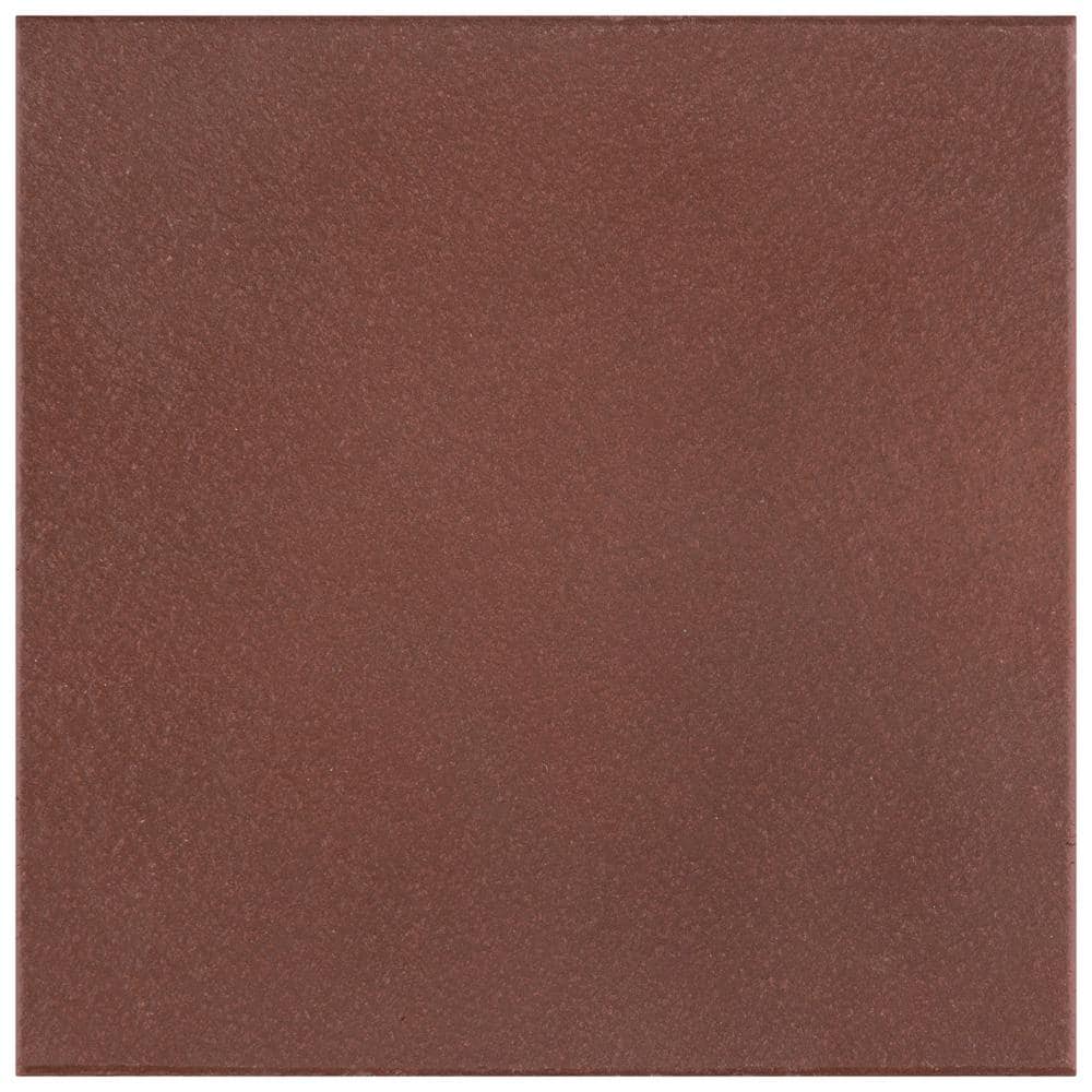 Merola Tile Quarry Flame Red 5-7/8 in. x 5-7/8 in. Ceramic Floor and ...