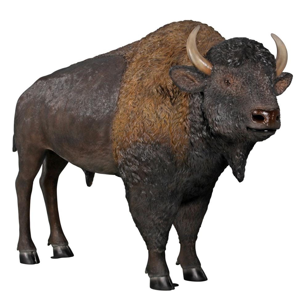 Reviews for Design Toscano 63 in. H Large Scale Buffalo of the Great ...