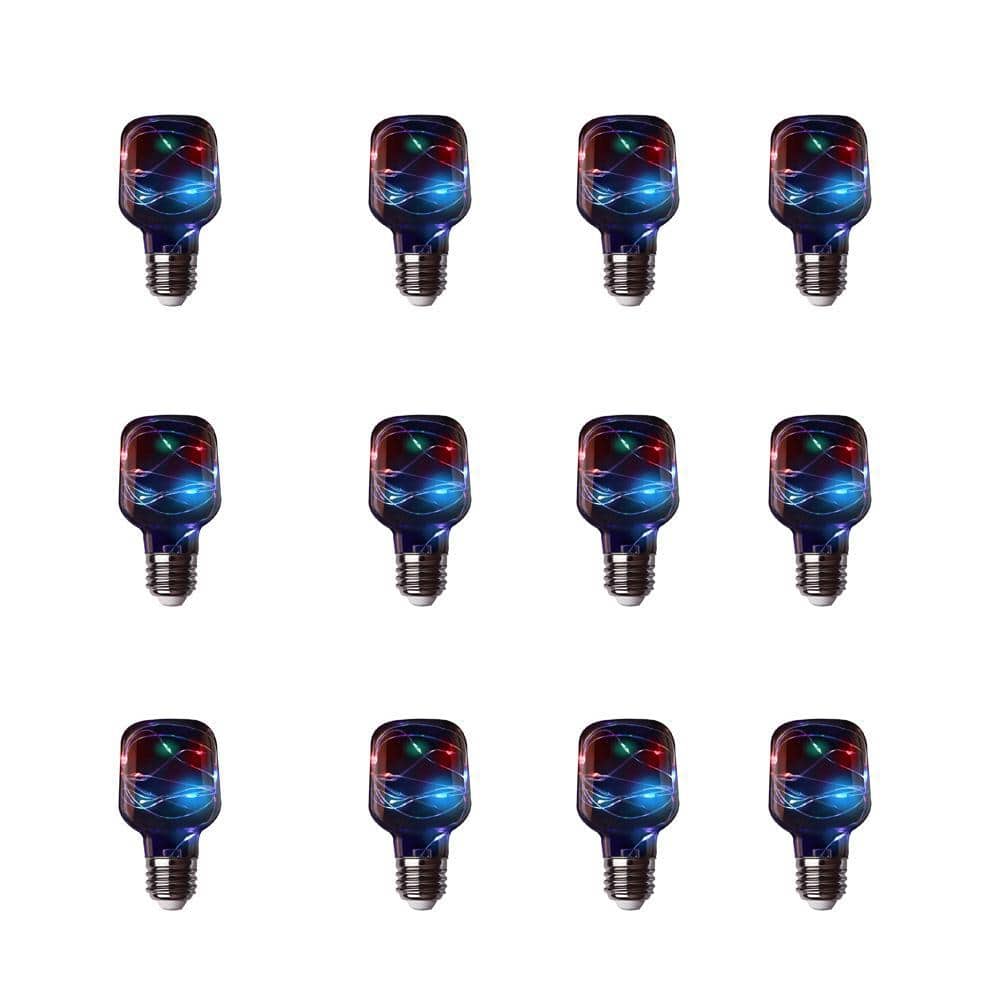Feit Electric 11-Watt Equivalent T20 Tube E26 Fairy Light Clear Glass ...