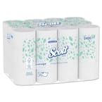 Scott ComfortPlus Toilet Paper, Double Roll, Septic Safe, 1-Ply, White, 231 Sheets/Roll, 12 ...